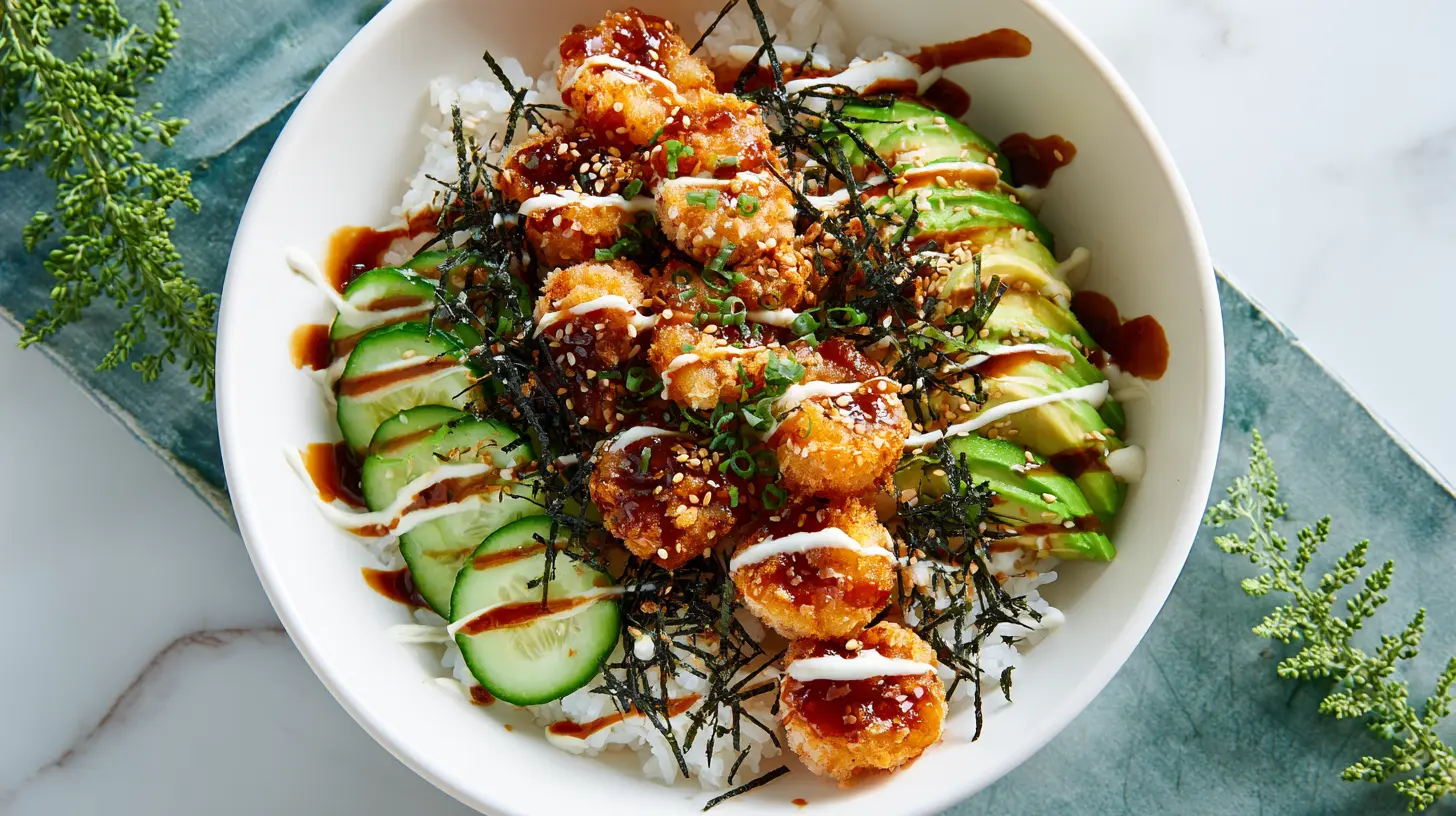 Crunch Roll Sushi Bowl - Easy Flavorful & Healthy Recipe