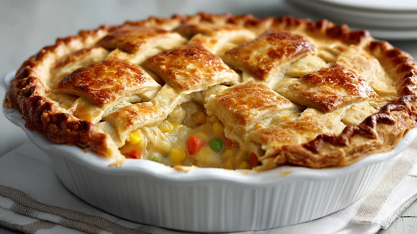 Chicken Pot Pie Recipe - Easy Homestyle Comfort Dinner