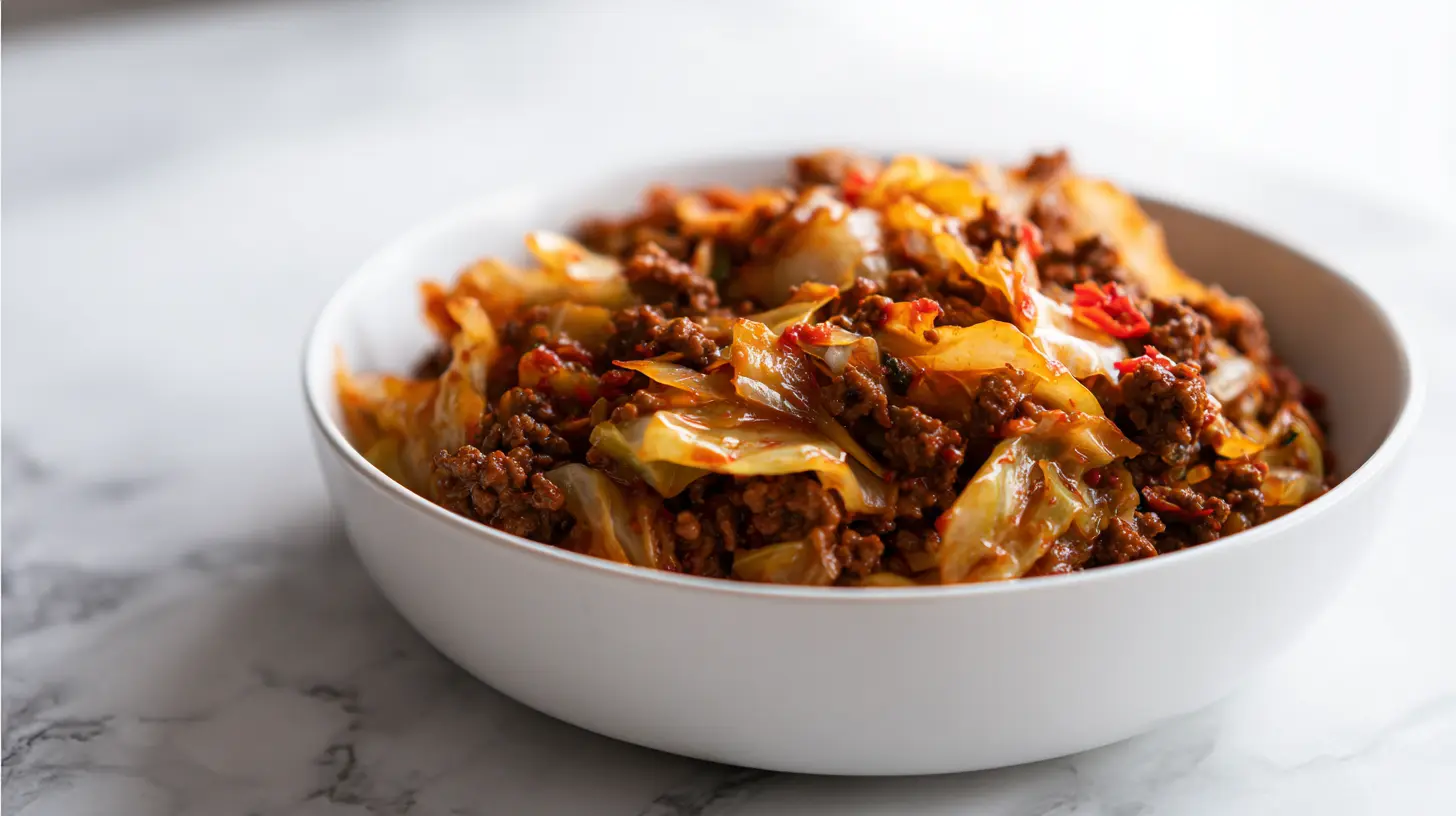 Cabbage and Ground Beef Recipe - Easy Dinner Ideas