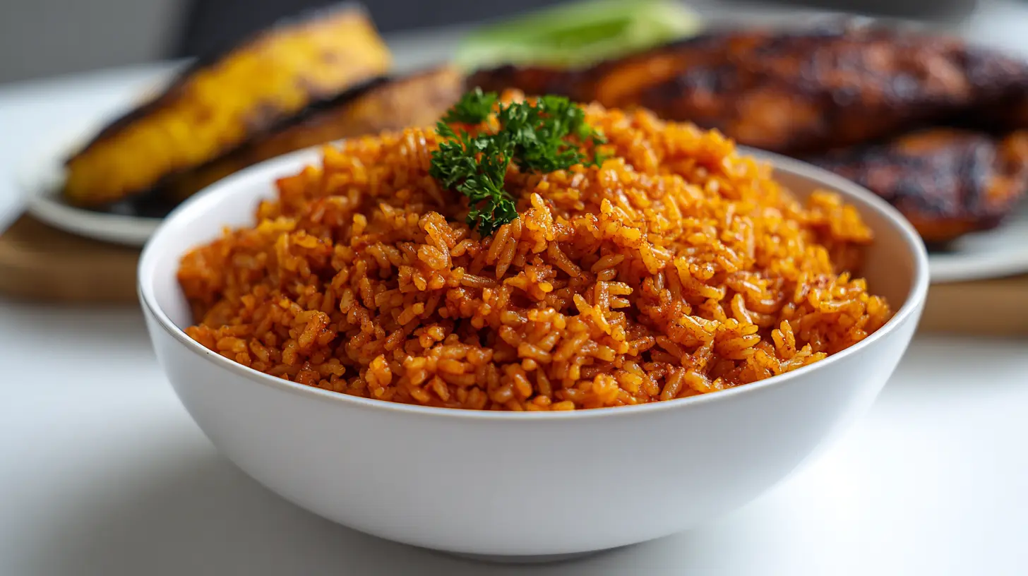 Jollof Rice Recipe - Best Nigerian Jollof Rice Dinner