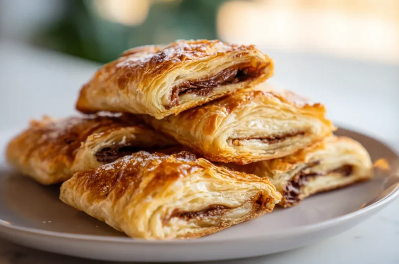 Nutella Puff Pastry Recipe - Easy Sweet Pastry Treats