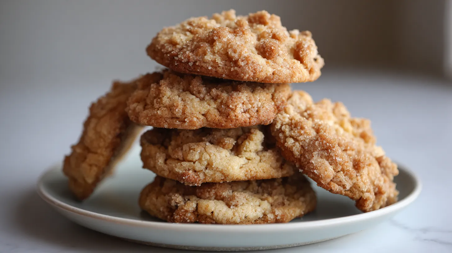 Receta Crumble Cookies - Soft, Buttery, and Delicious