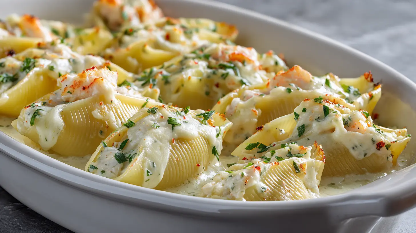 Seafood Stuffed Shells Recipe - Easy Family Dinner