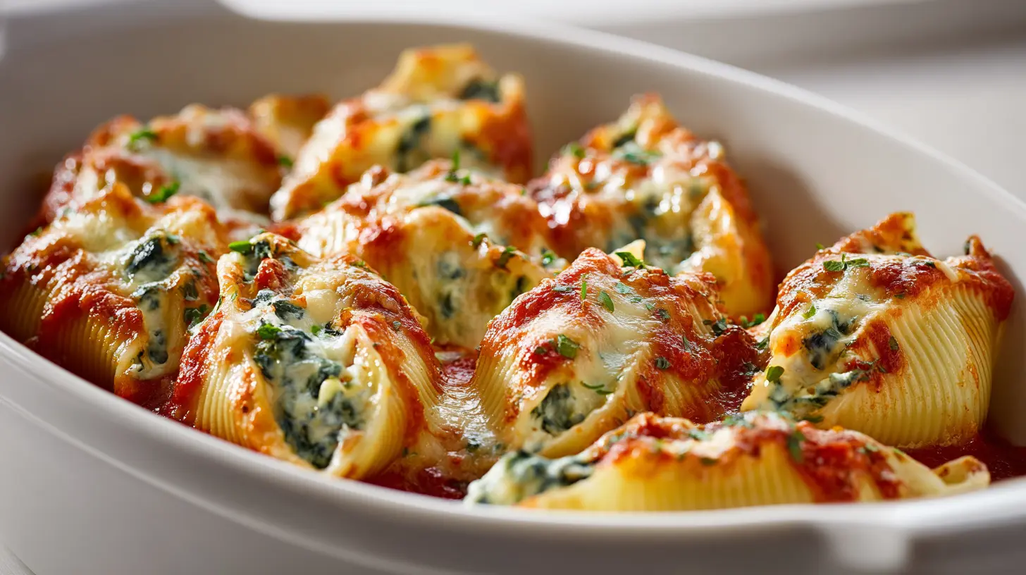 Stuffed Pasta Shells Recipe - Easy, Cheesy Weeknight Dinner