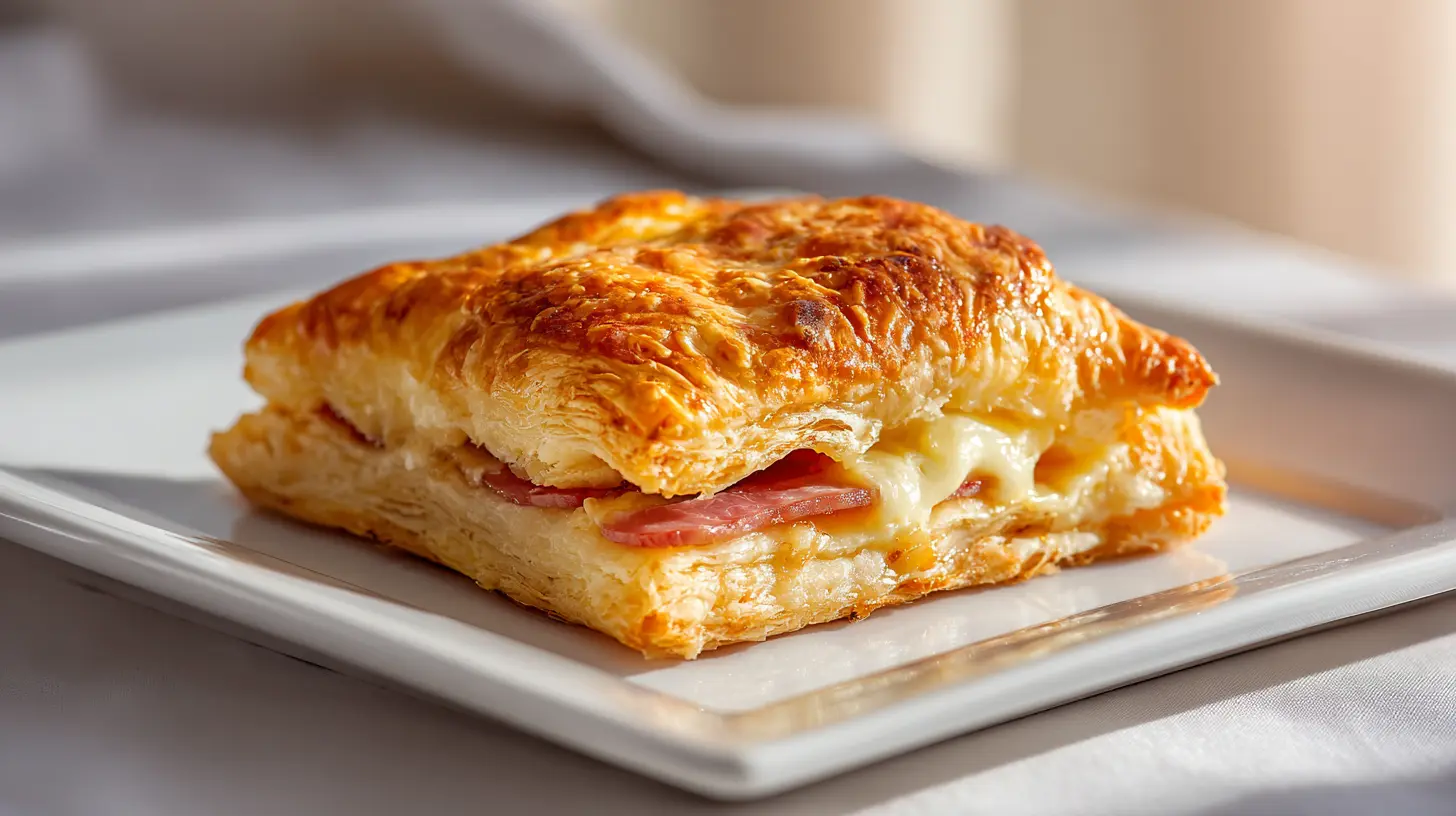 Ham and Cheese Puff Pastry Recipe - Easy Savory Appetizer