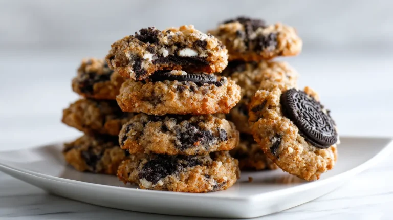 Apple Crumble Cookies - Easy, Crumble Topping and Caramel