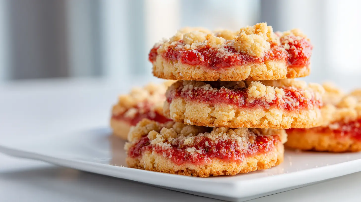 Strawberry Crumble Cookies - Fall Special Sweet Treats