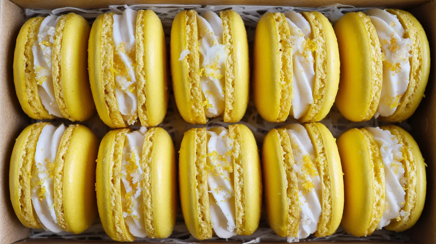 The Best Lemon Macarons