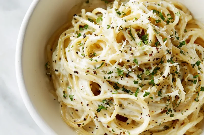 White Sauce Spaghetti Recipe - Easy & Creamy Italian Pasta