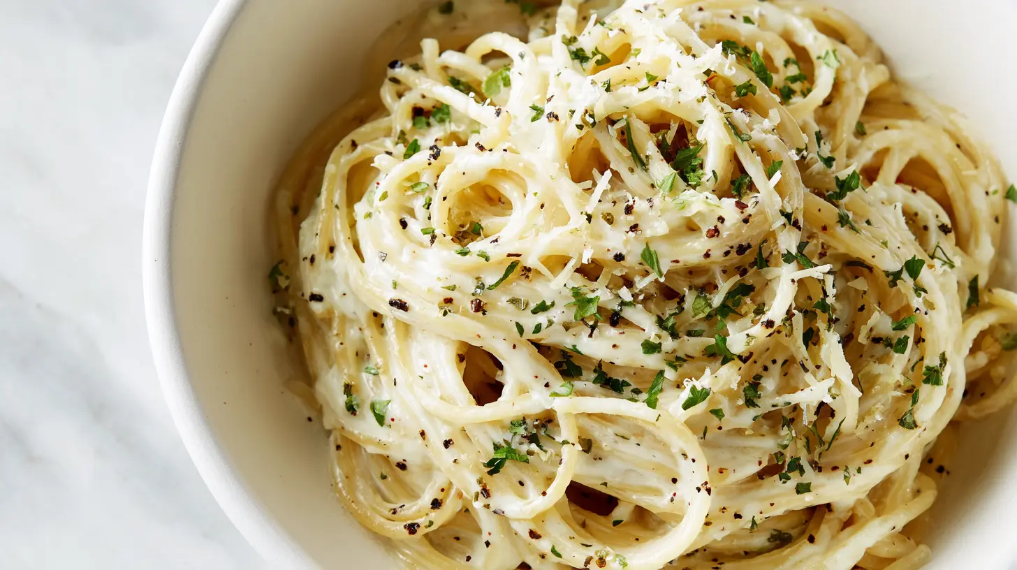 White Sauce Spaghetti Recipe - Easy & Creamy Italian Pasta