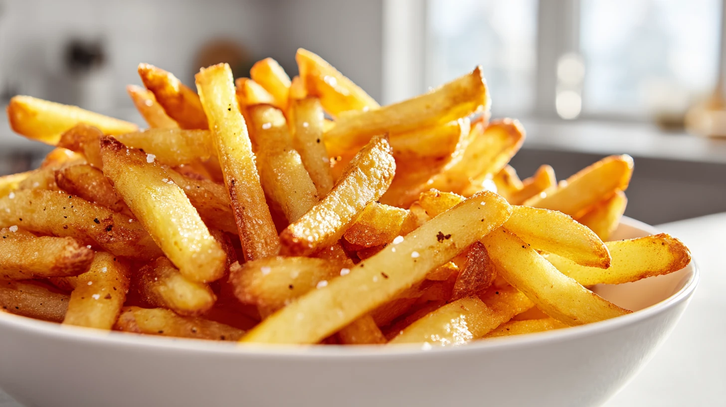 Crispy Air Fryer Frozen French Fries - Quick & Easy Snack
