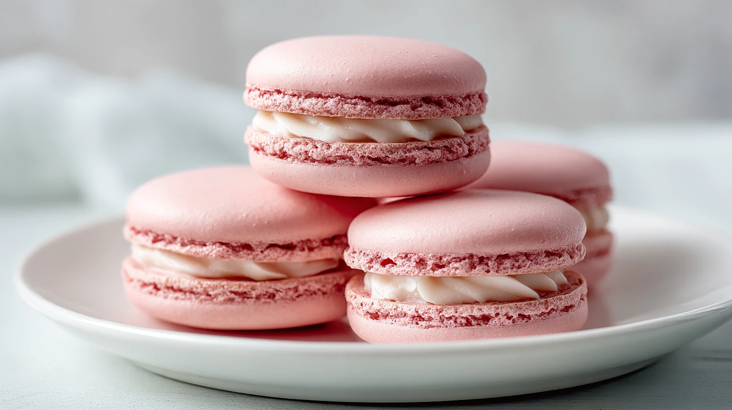 Pink Macarons: Delicate French Treats for Home Bakers
