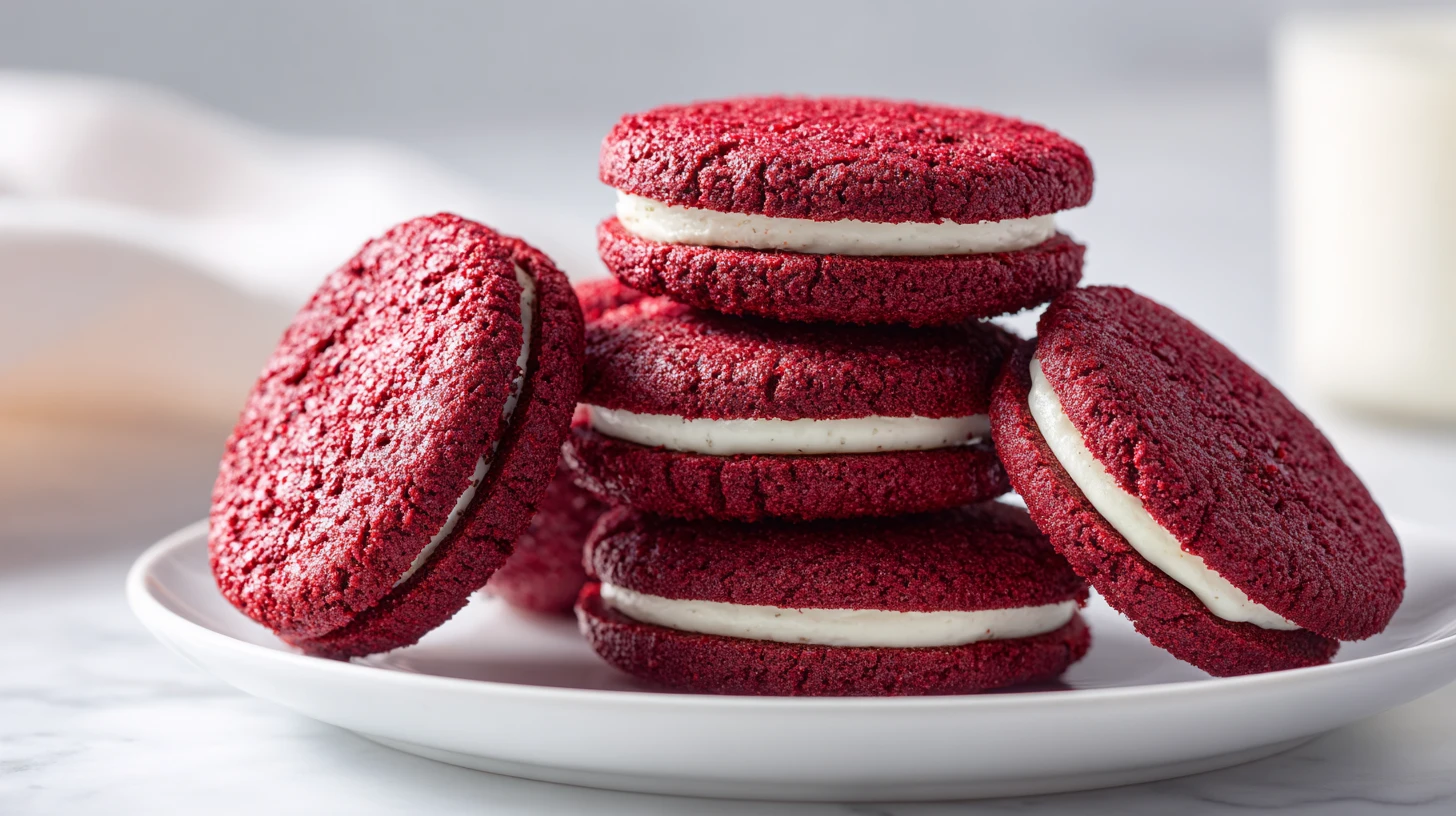 Red Velvet Oreo Cookies - Soft, Chewy, and Delicious