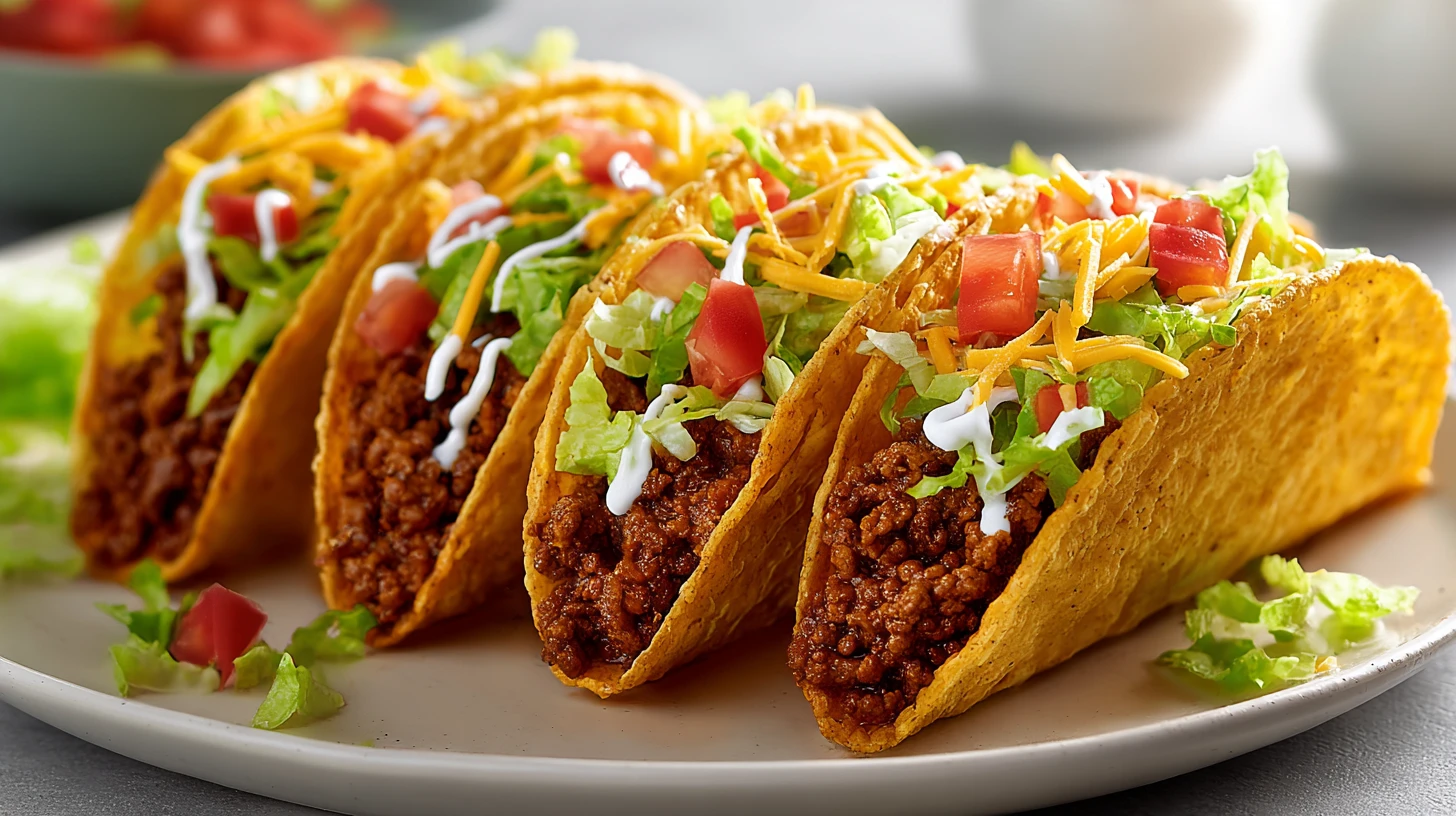 Crispy Beef Tacos Recipe - Juicy, Crunchy & Perfect Snack
