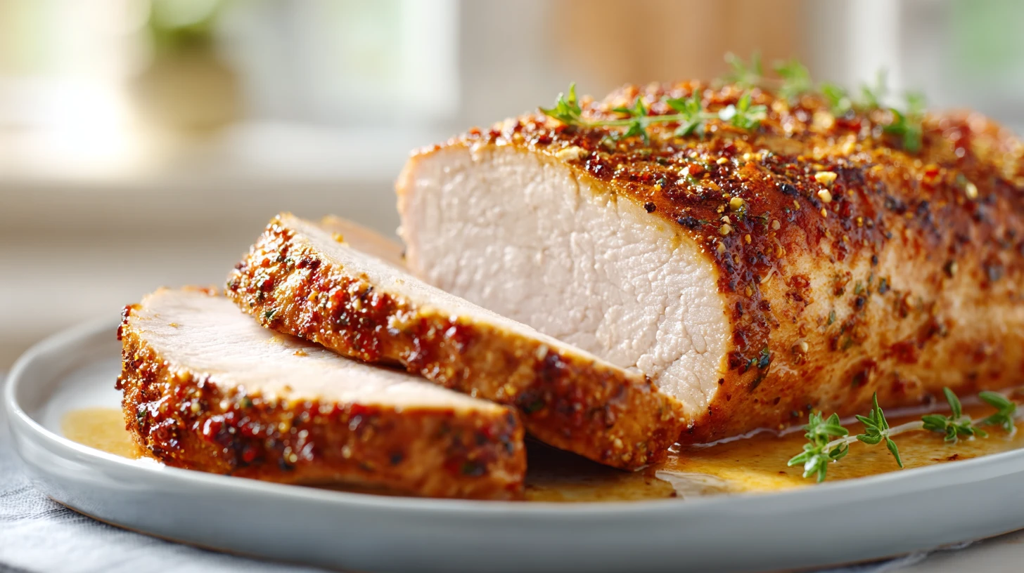 Easy Pork Loin Recipe Air Fryer - Tender Air Fry Pork Roast