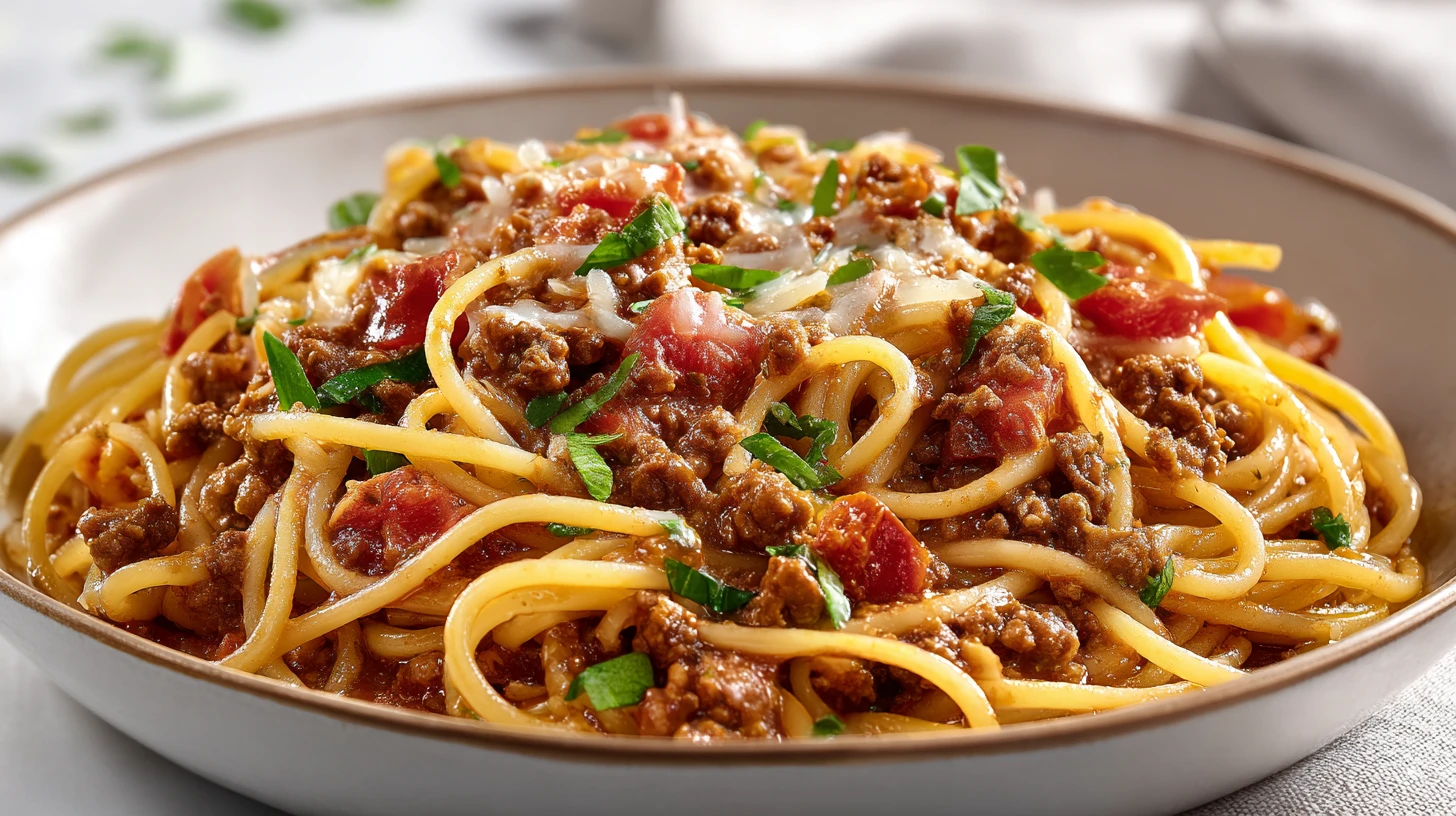 Taco Spaghetti Recipe - Easy & Cheesy Dinner Delight