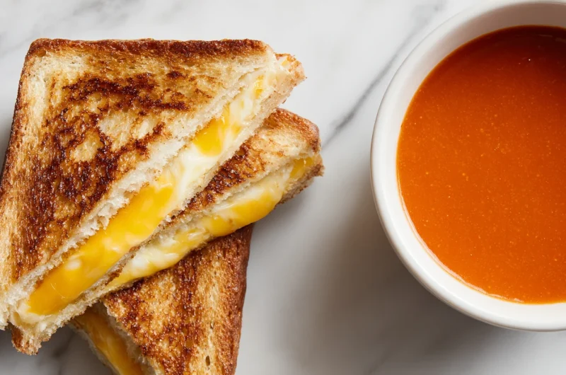 Grilled Cheese and Tomato Soup - Easy Comfort Food