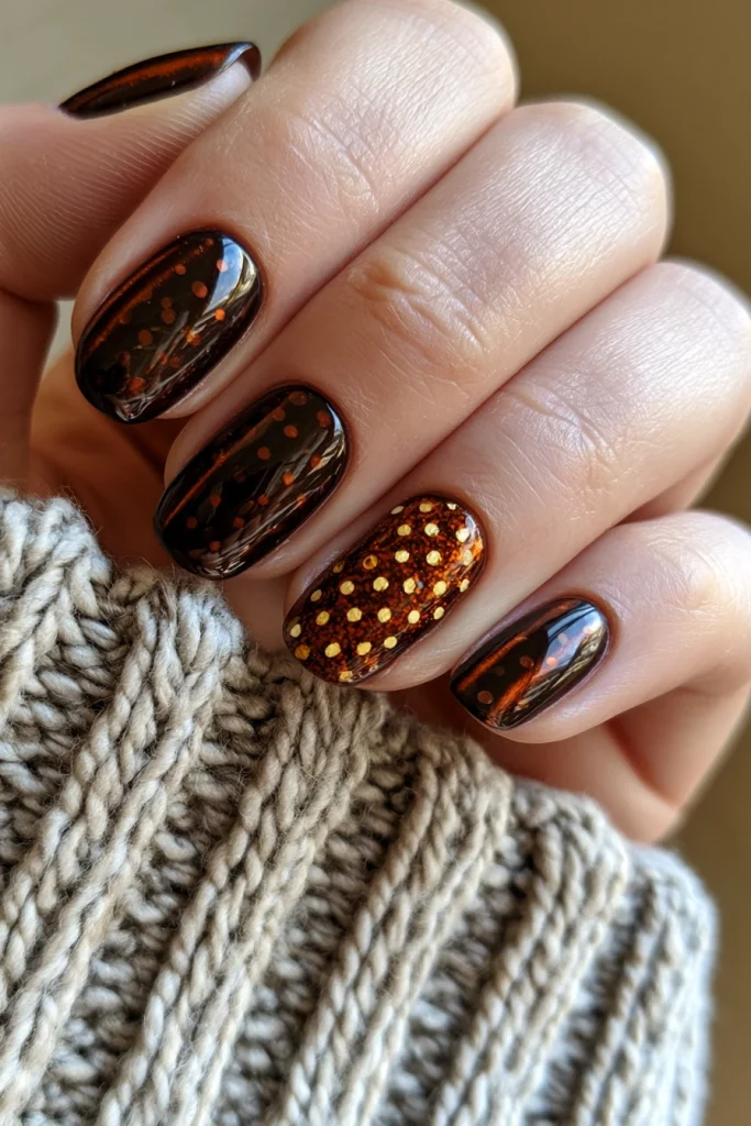 9 Brown Cat Eye Nails Ideas