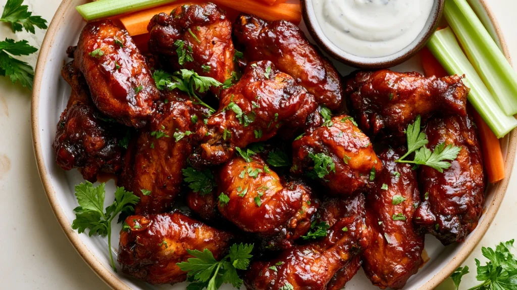 BBQ Chicken Wings - Crispy, Sticky, and Flavor Packed